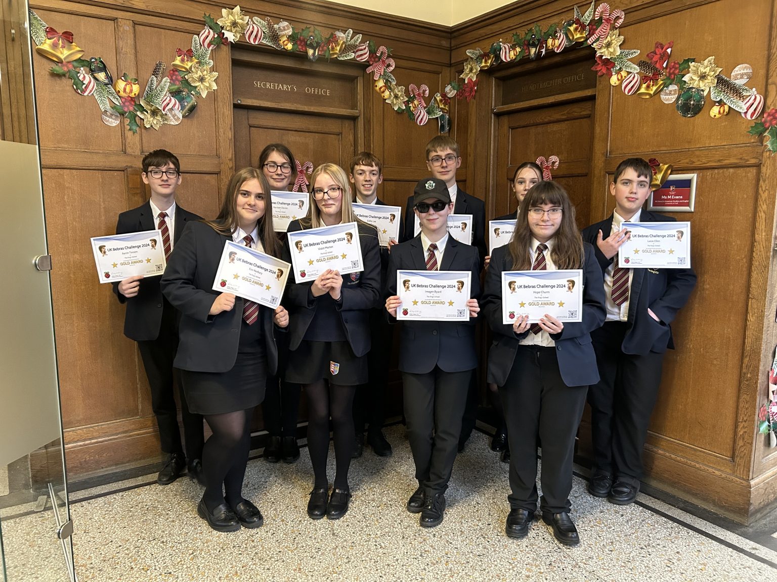 The King’s students in the top 10% nationally for Oxford Bebras ...